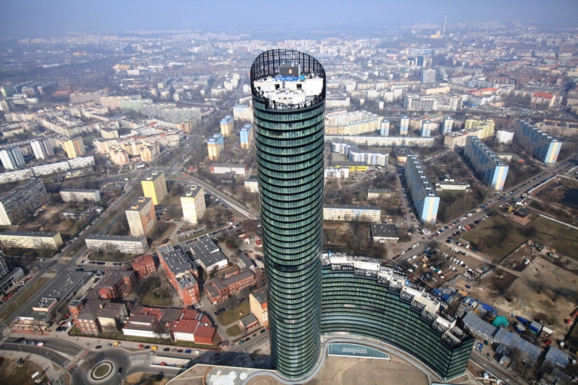 Panorama Wrocławia z 49. piętra. Nowy taras widokowy w wieżowcu Sky ...