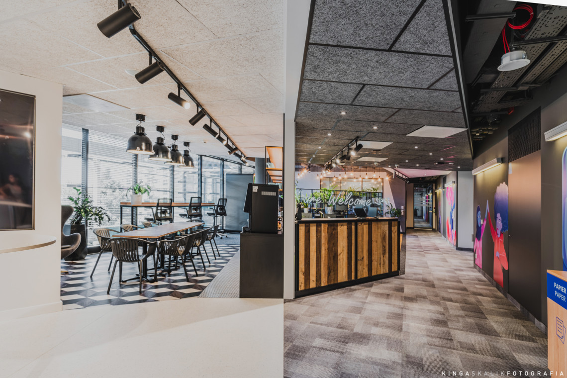 Biuro Unilever od Massive Design i Tétris. Cel: integracja pracowników