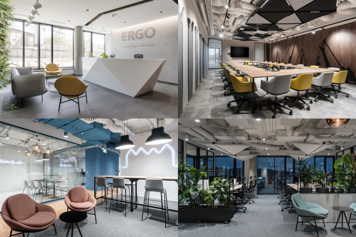 Klimat morza i Gdańska w nowym biurze Ergo Technology & Services spod ...