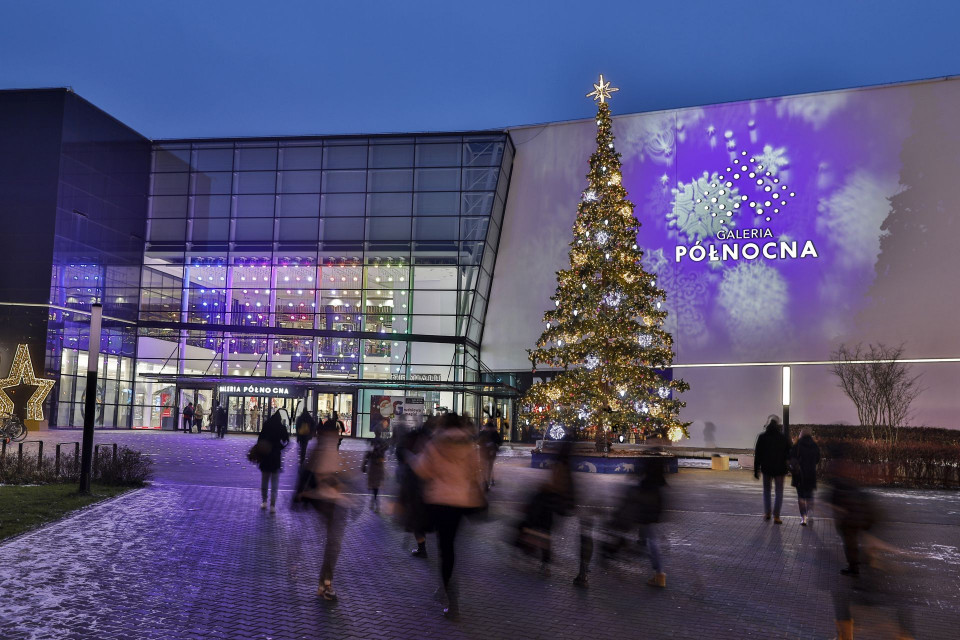 Największa i najbardziej eko. Galeria Północna już z iluminacją świąteczną Największa i najbardziej eko. Galeria Północna już z iluminacją świąteczną