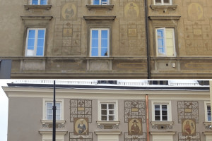 Warszawska kamienica przy Freta 55 z oryginalną fasadą