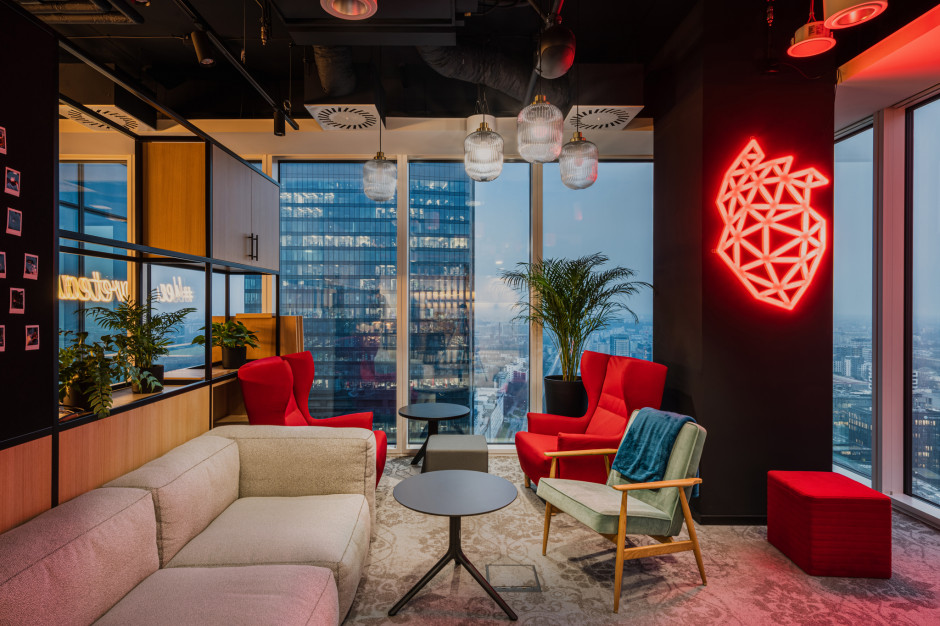 TOP: Najbardziej designerskie biura w warszawskich wieżowcach