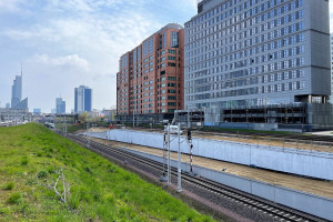 Budowa stacji Warszawa Zachodnia. Trwa połączenie torów dalekobieżnych i podmiejskich na linii ...
