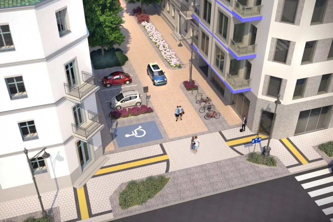 Powstaje kolejny woonerf w Łodzi. Budowa już na półmetku