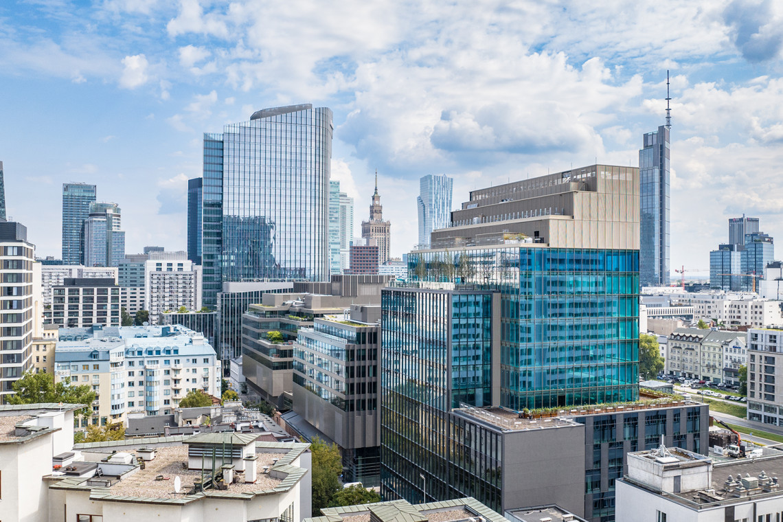Skanska kończy pierwszy etap kompleksu Studio w Warszawie
