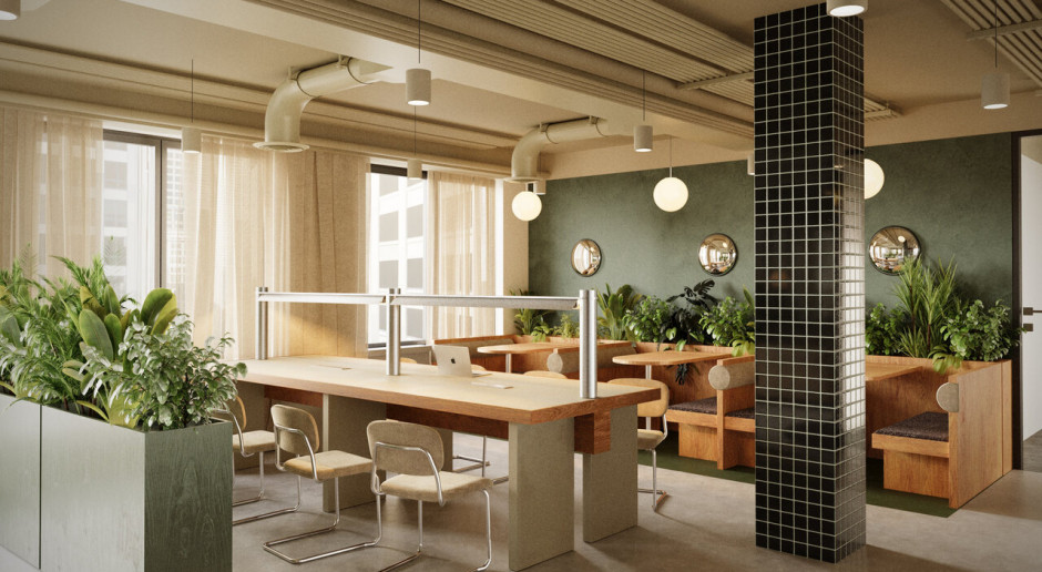 Cluster Offices z nową lokalizacją w Warszawie. Wnętrza to projekt NOWW ...