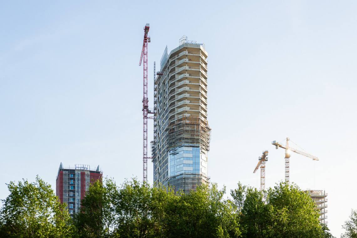 Katowice będą mieć nowy drapacz chmur. Wznosi się na 128 metrów