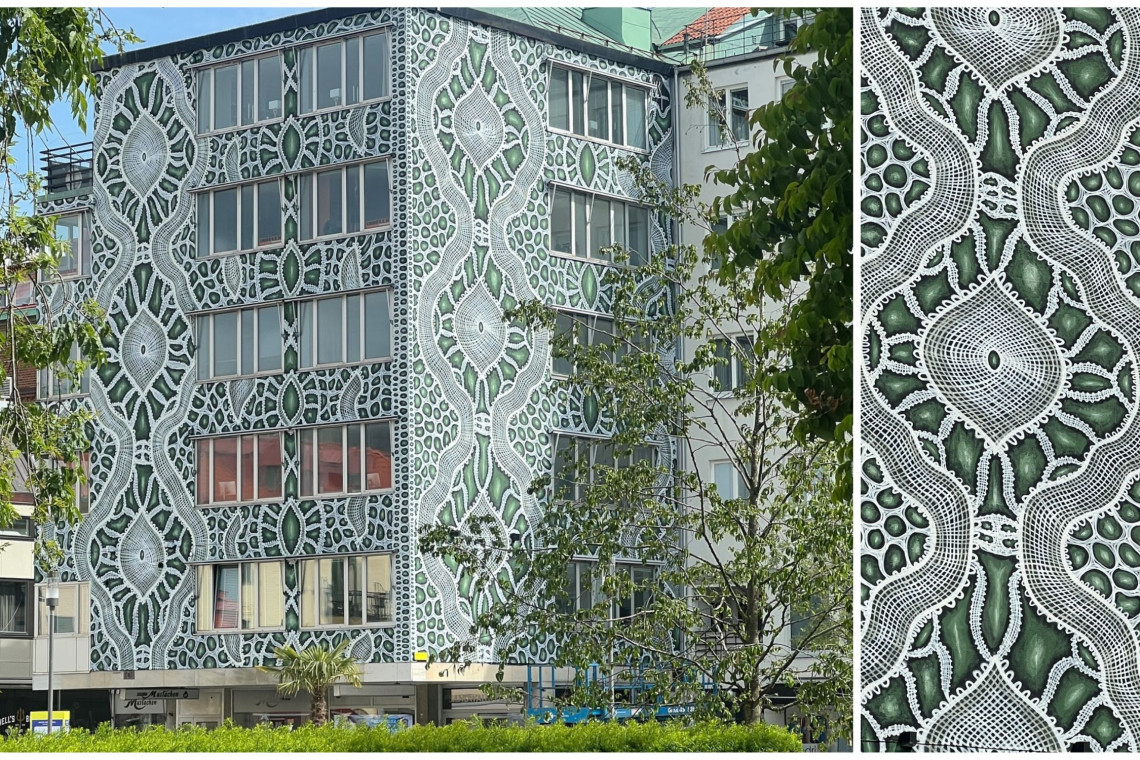 Polka ozdobiła szwedzkie miasto. Stworzyła mural, który jest ogromną ...