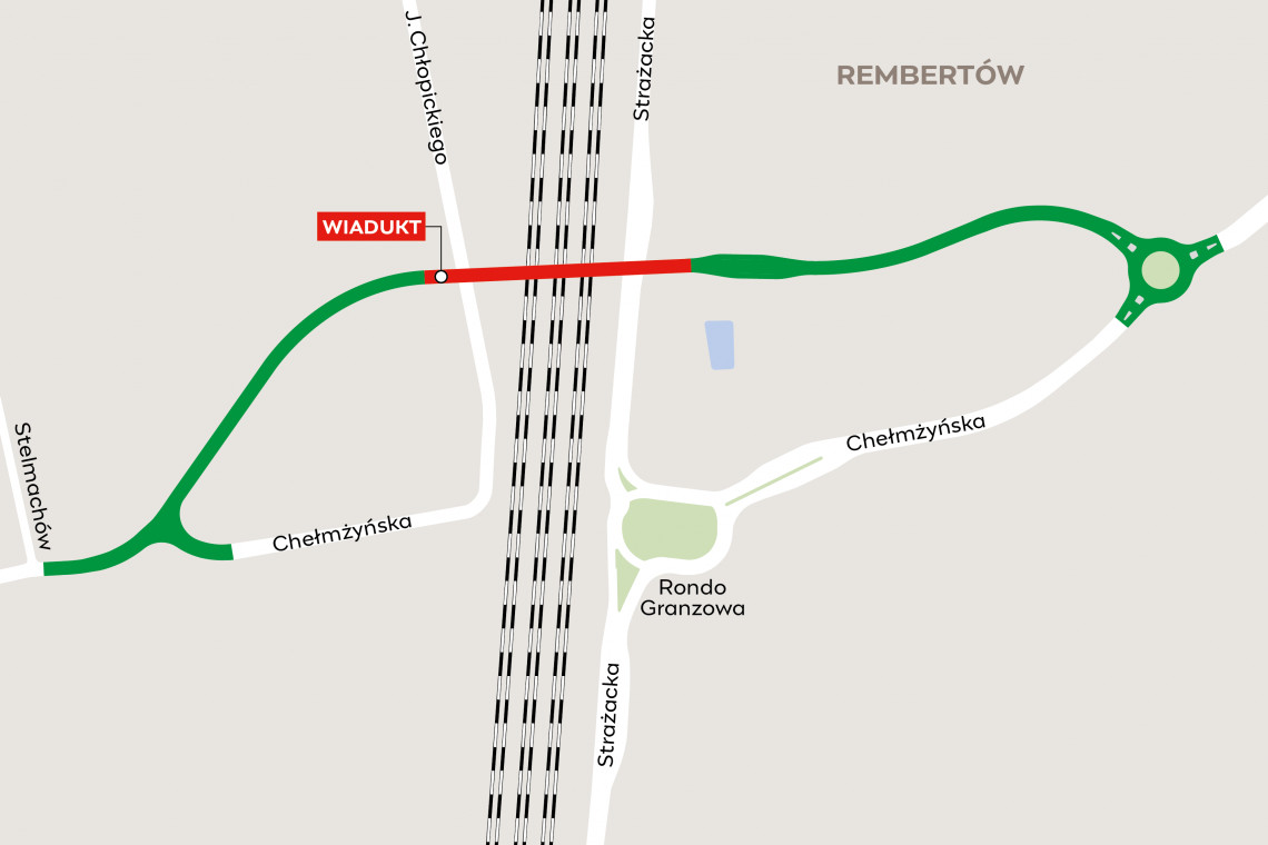 Rusza budowa wiaduktu w Rembertowie