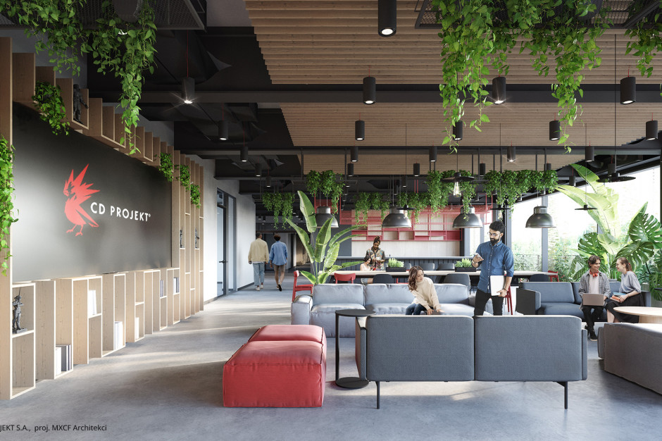 Tak będzie wyglądało nowe biuro CD Projekt w Warszawie. Uchylamy rąbka tajemnicy