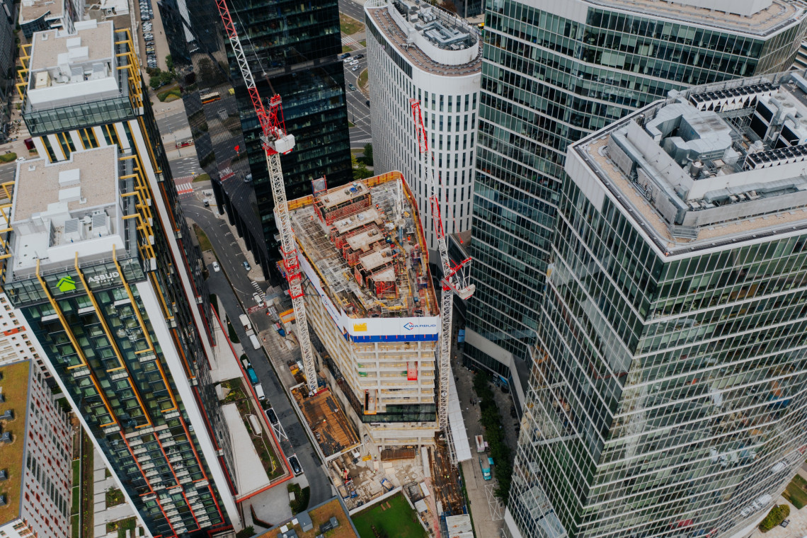Skyliner II już na półmetku prac. Zaglądamy na plac budowy [ZDJĘCIA i FILM]