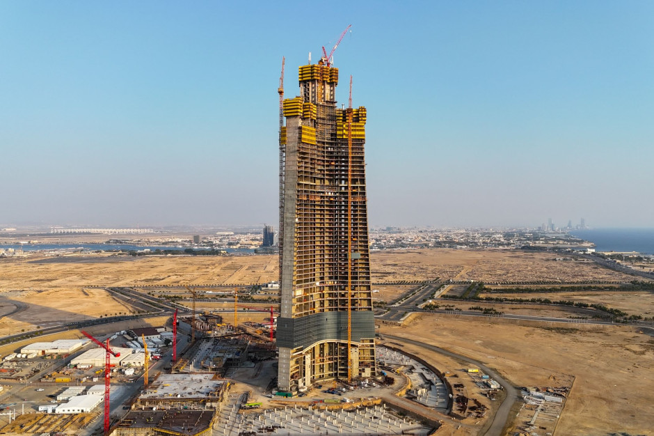 Pogoń za tytułem najwyższego budynku świata. Jeddah Tower rośnie ponad ...